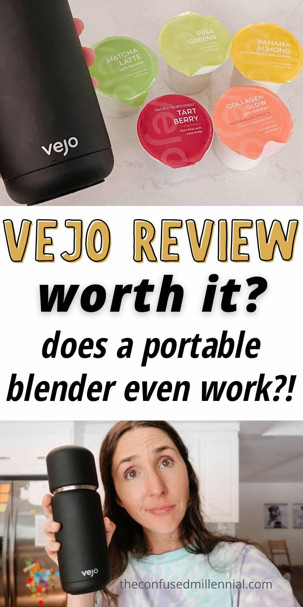 VEJO Review: Is It Worth It? Does The Portable Blender Work?
