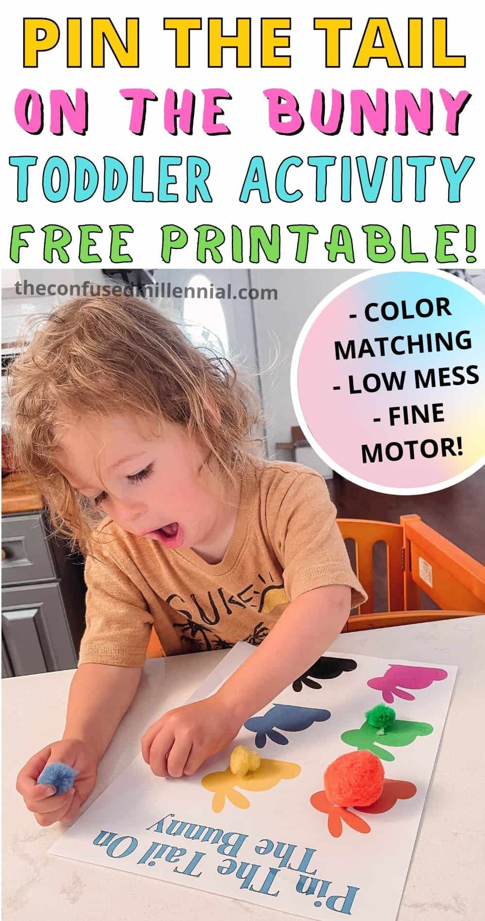 Pin The Tail On The Bunny DIY Game (FREE Printable!) - Confidently Mom