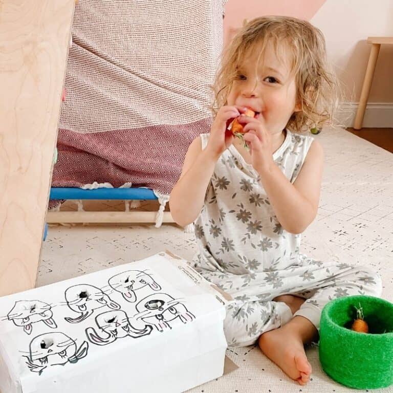 Feed The Bunny: Fun Fine Motor Activity For Toddlers This Spring ...