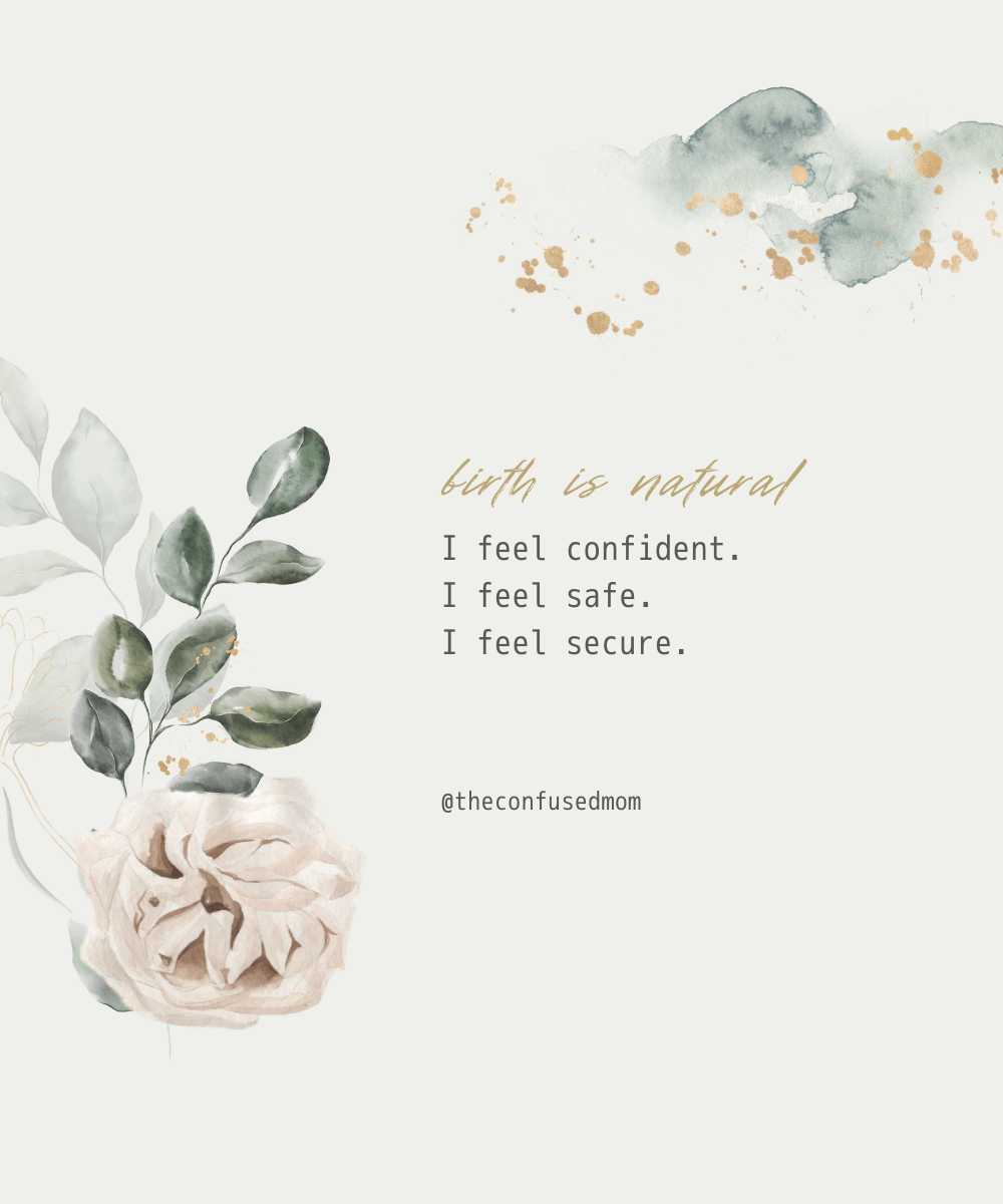 75+ Positive Birth Affirmations & What To Avoid [+ FREE PRINTABLE PDF ...