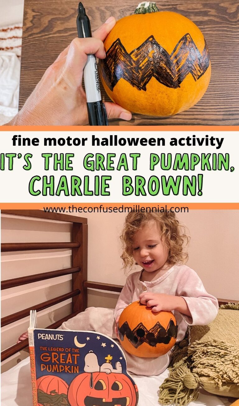 It's The Great Pumpkin, Charlie Brown Halloween Activity For Toddlers ...