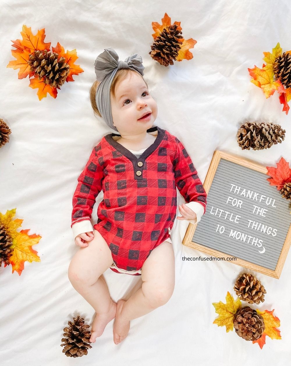 November Baby Photoshoot Ideas + Letterboard Phrases - Confidently Mom