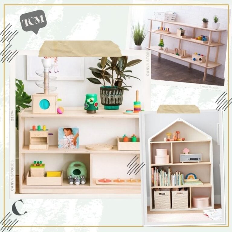 13 Best Montessori Shelves For Toys + Books In Playroom Or Bedroom ...