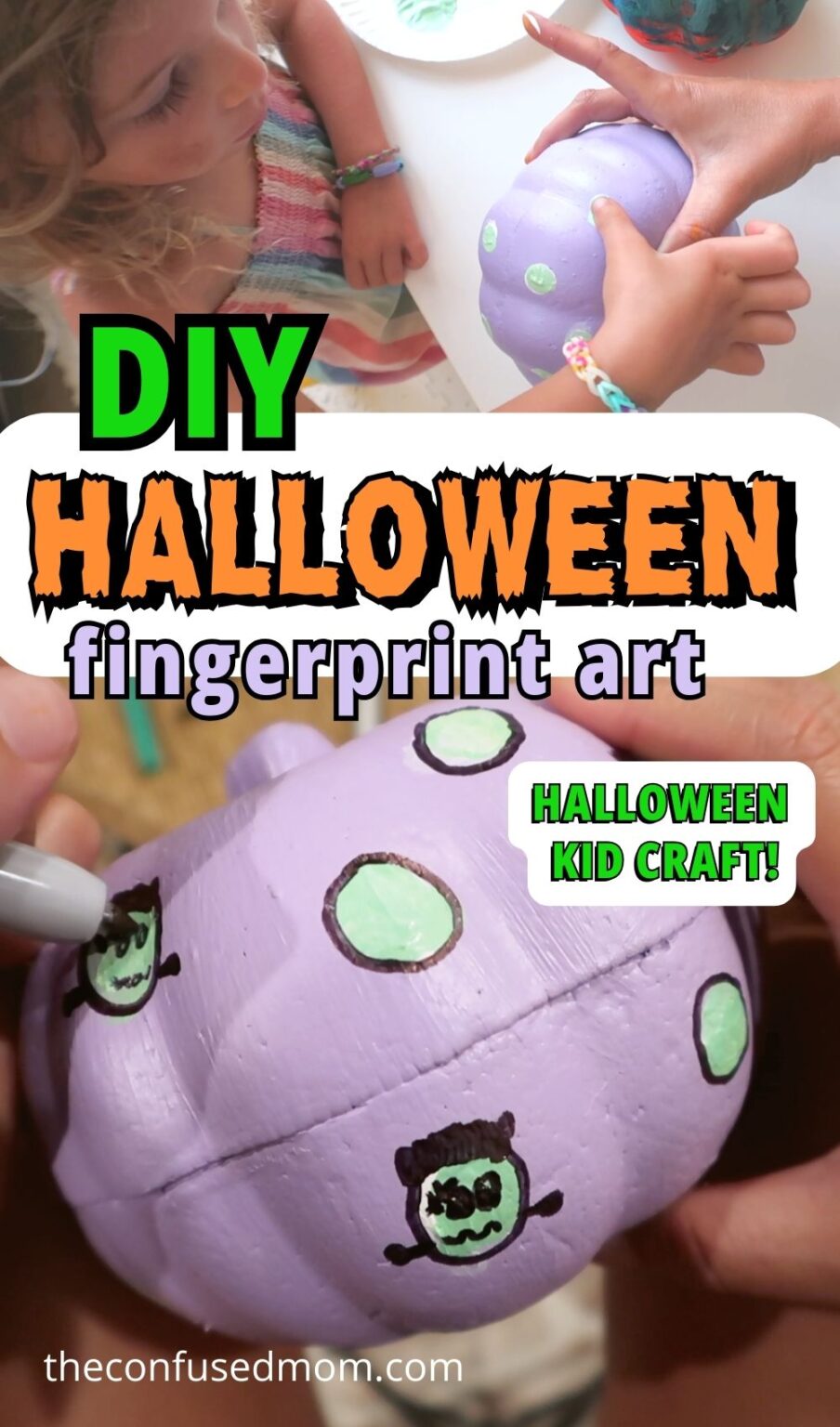Halloween Fingerprint Art: Easy + Free Halloween Craft For Kids