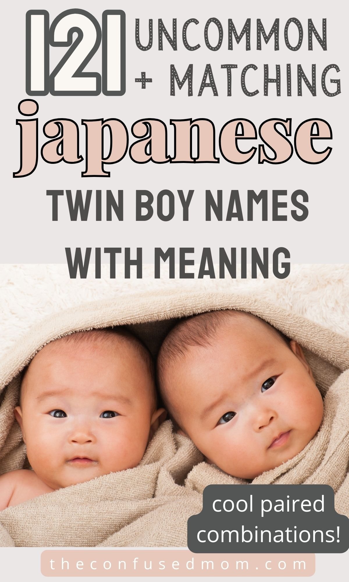 121 Unique Japanese Twin Boy Names Matched With Meaning