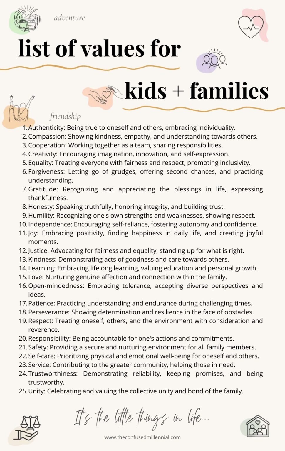 Ultimate List Of Values: 275 Core Beliefs + Personal Values With ...